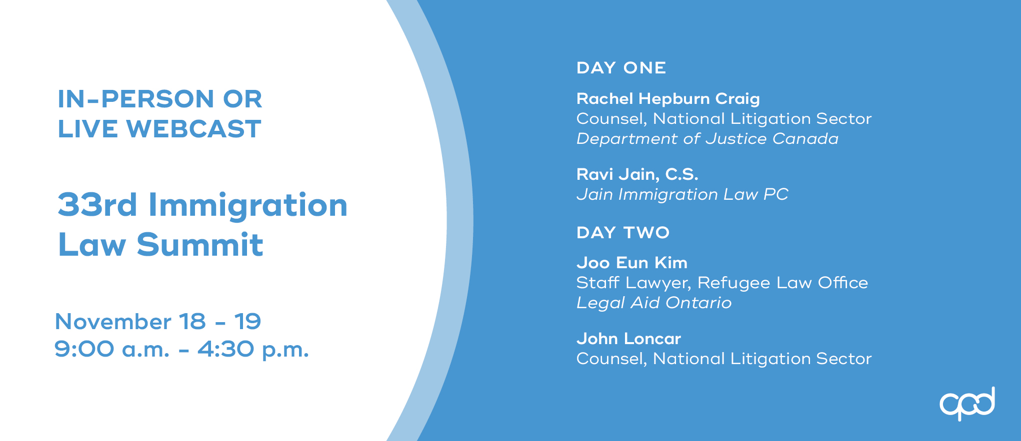 33rd Immigration Law Summit (Day Two) | LSO Store